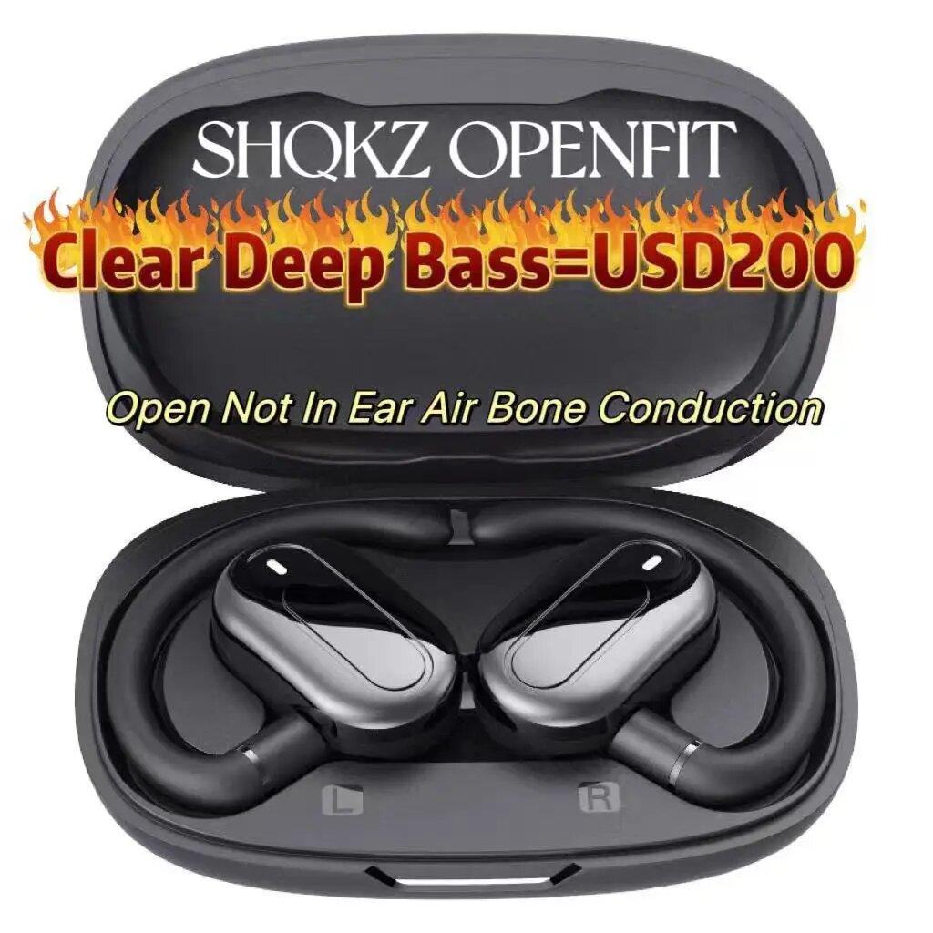Shokz OpenFit Air Bass Наушники OWS black