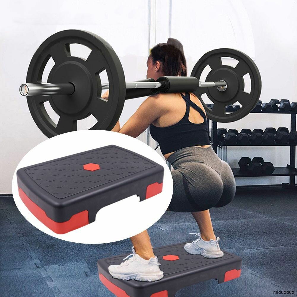 Степ-платформы, АБС-пластик, однослойная, 45*29*10 см, ступенчатая платформа, подходящая для занятий йогой и фитнесом.