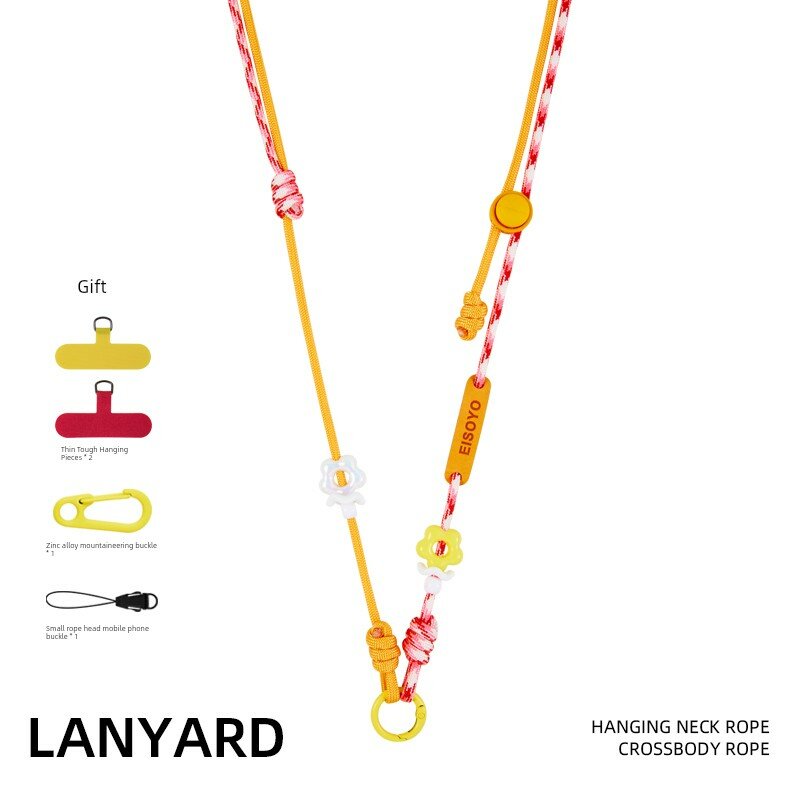 Ремешок для телефона на шею, регулируемый, для Apple, Huawei, наушников, с защитой от потери, держатель для бейджа,
