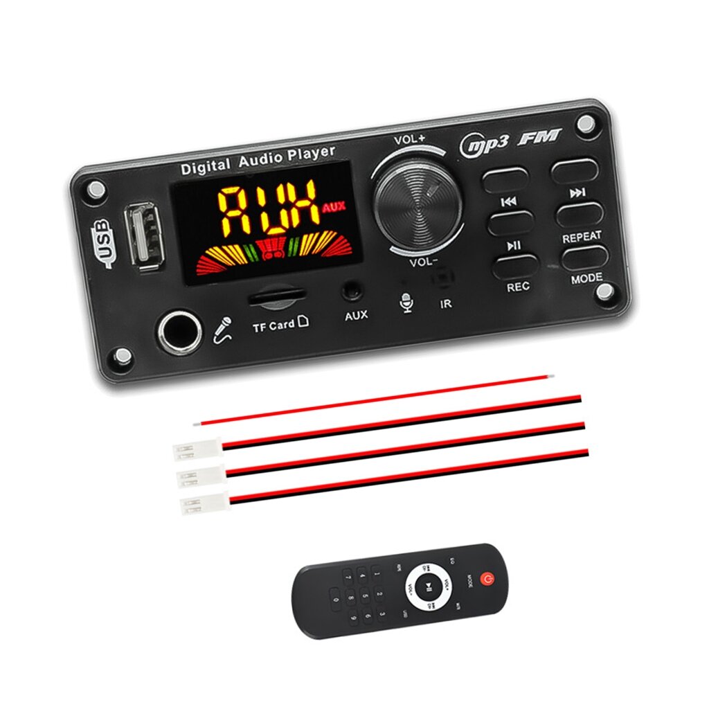 Усилитель 2x50W с Bluetooth 5.0 и MP3 декодером