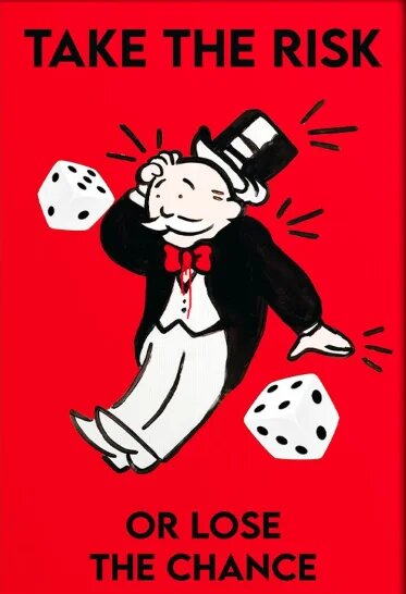 Печать на холсте Alec Monopoly 30x40см, PF54415