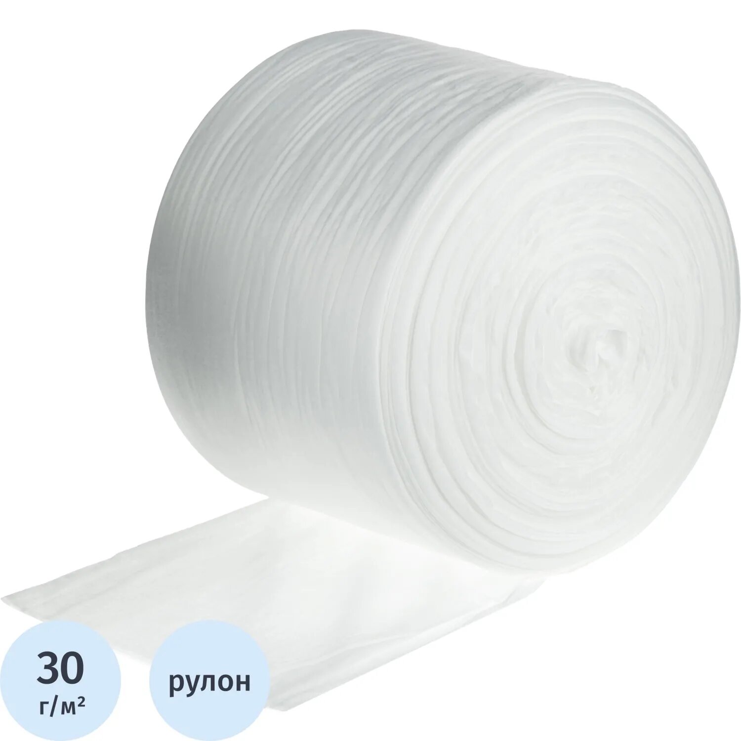 Перевяз. ср-ва Отрез нетканый в рулоне,50м, пл.30, спанлейс, Ньюфарм ШК35994