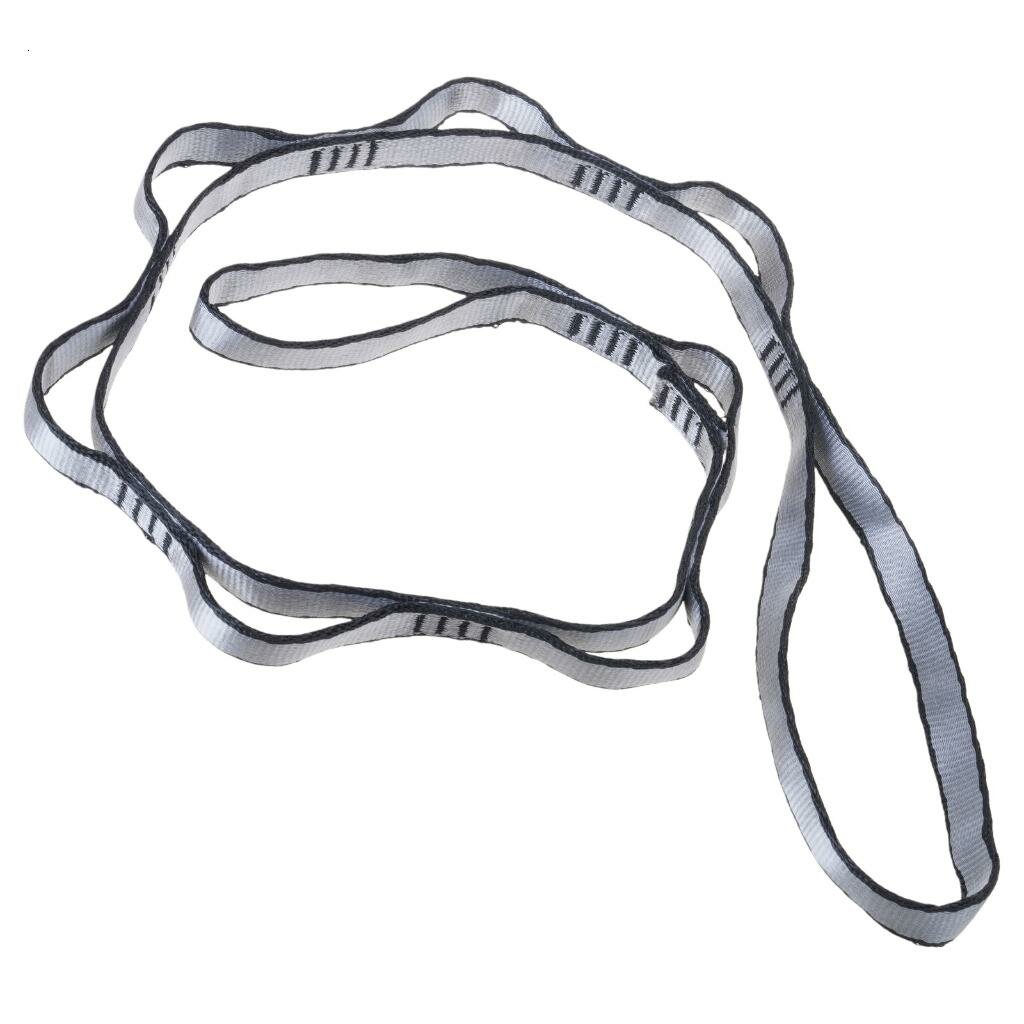 Регулируемые стропы для аэро-пилатеса с 9 кольцами, Серый - 1,1 м 9 колец