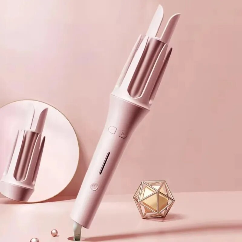 Автоматические щипцы для завивки волос Pink-UK Anion