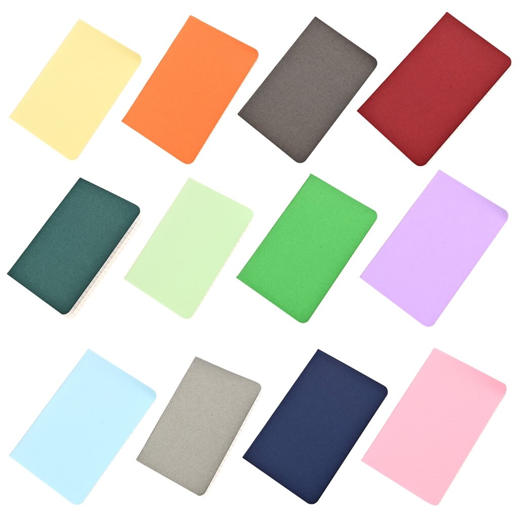 12 Шт A6 Маленькие Блокноты На Подкладке, Записные Книжки Для Журналов, Карманные Блокноты, Портативные Блокноты в Красочной Обложке для Школьного Офиса
