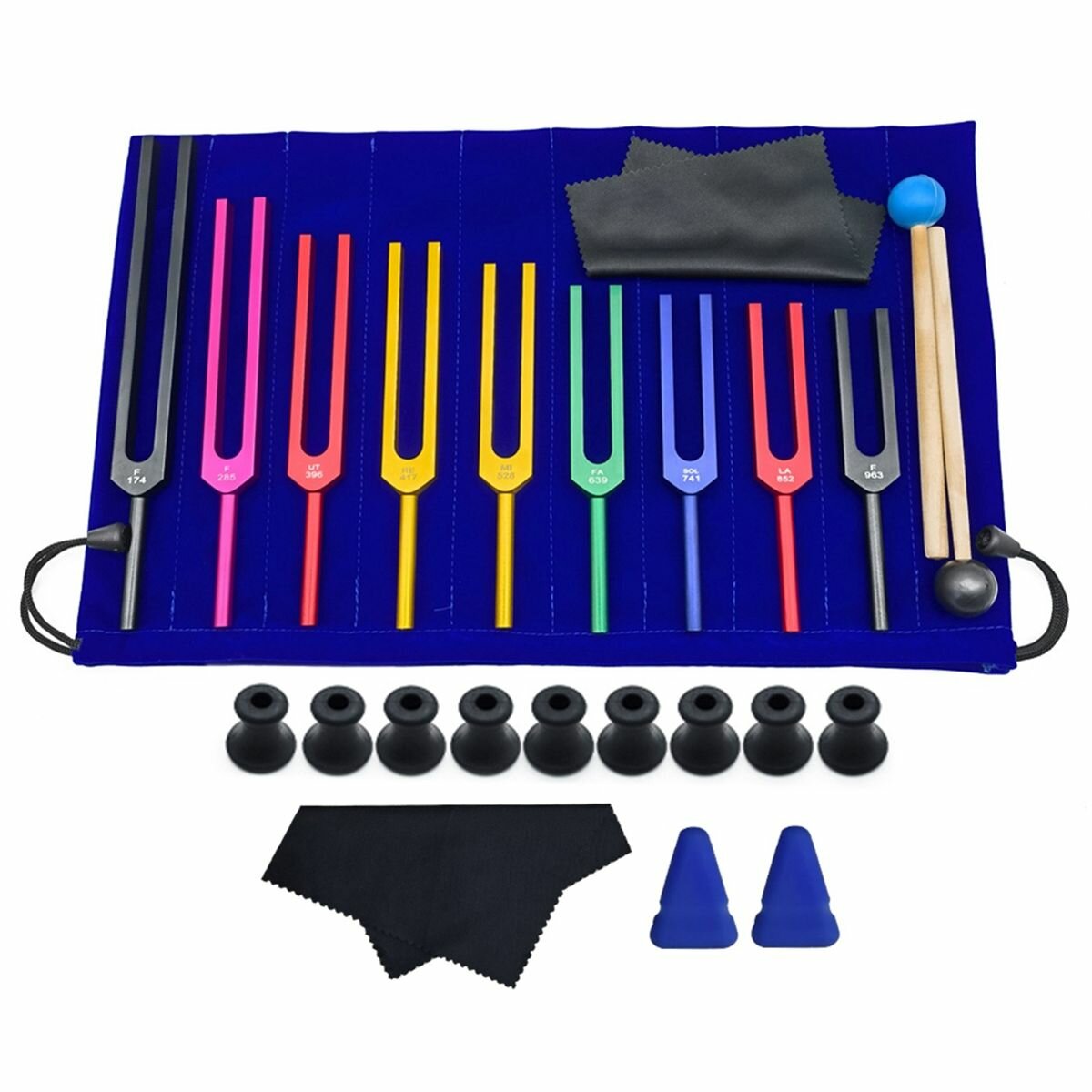 Камертоны для терапии, голосовой терапии с тканевой основой чистки