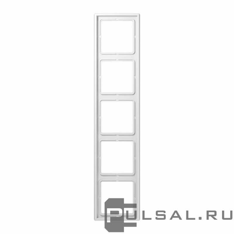 JUNG LS 990 Белый Рамка 5-ая LS985WW