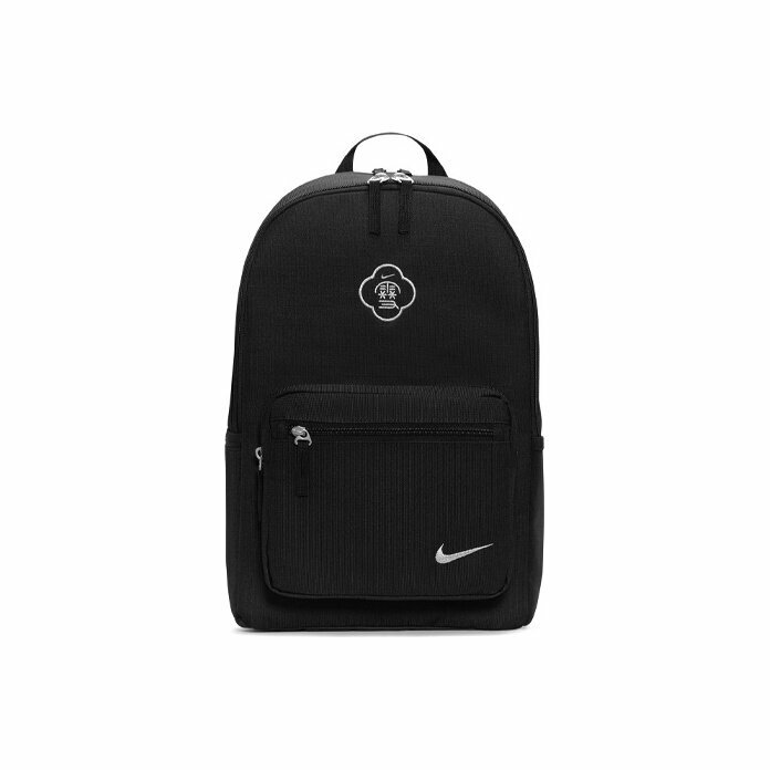 Сумка NIKE, фактура плетеная, черный