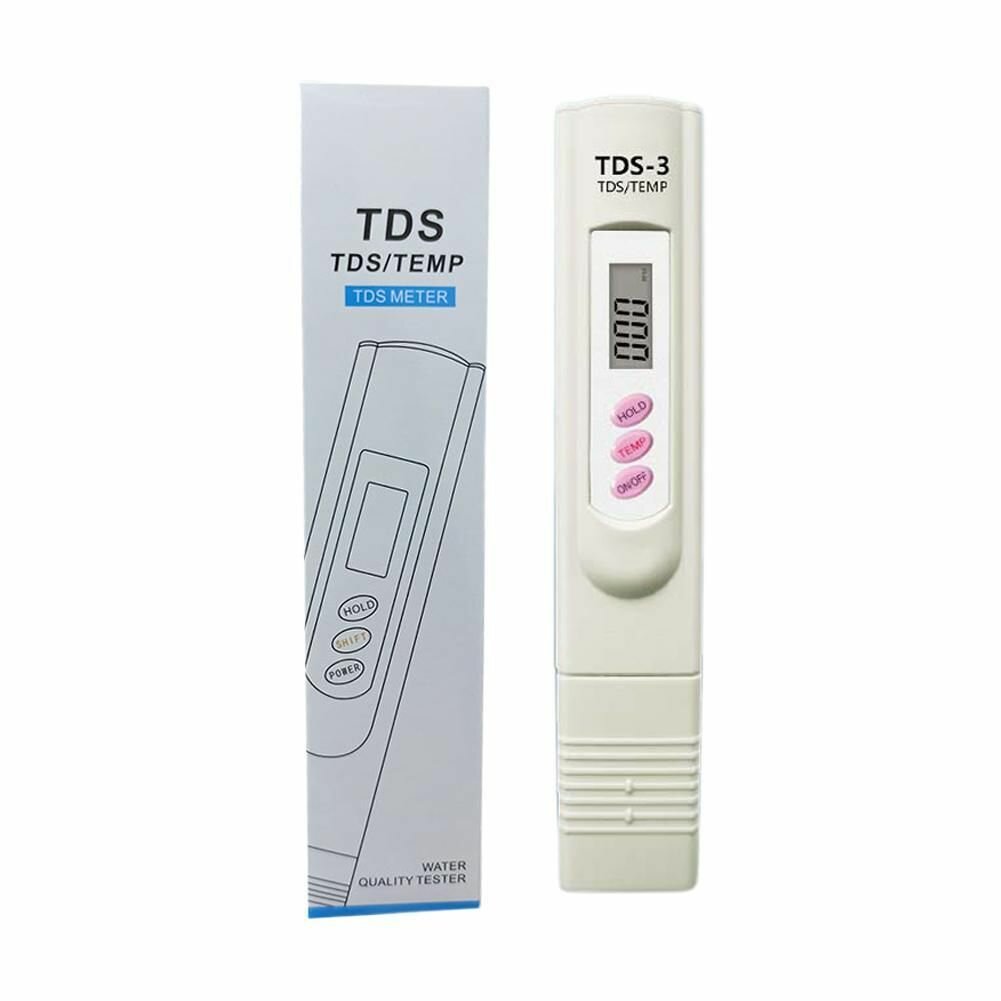 Тестер для воды TDS. Измеритель соли в воде, показывает температуру и степень чистоты воды