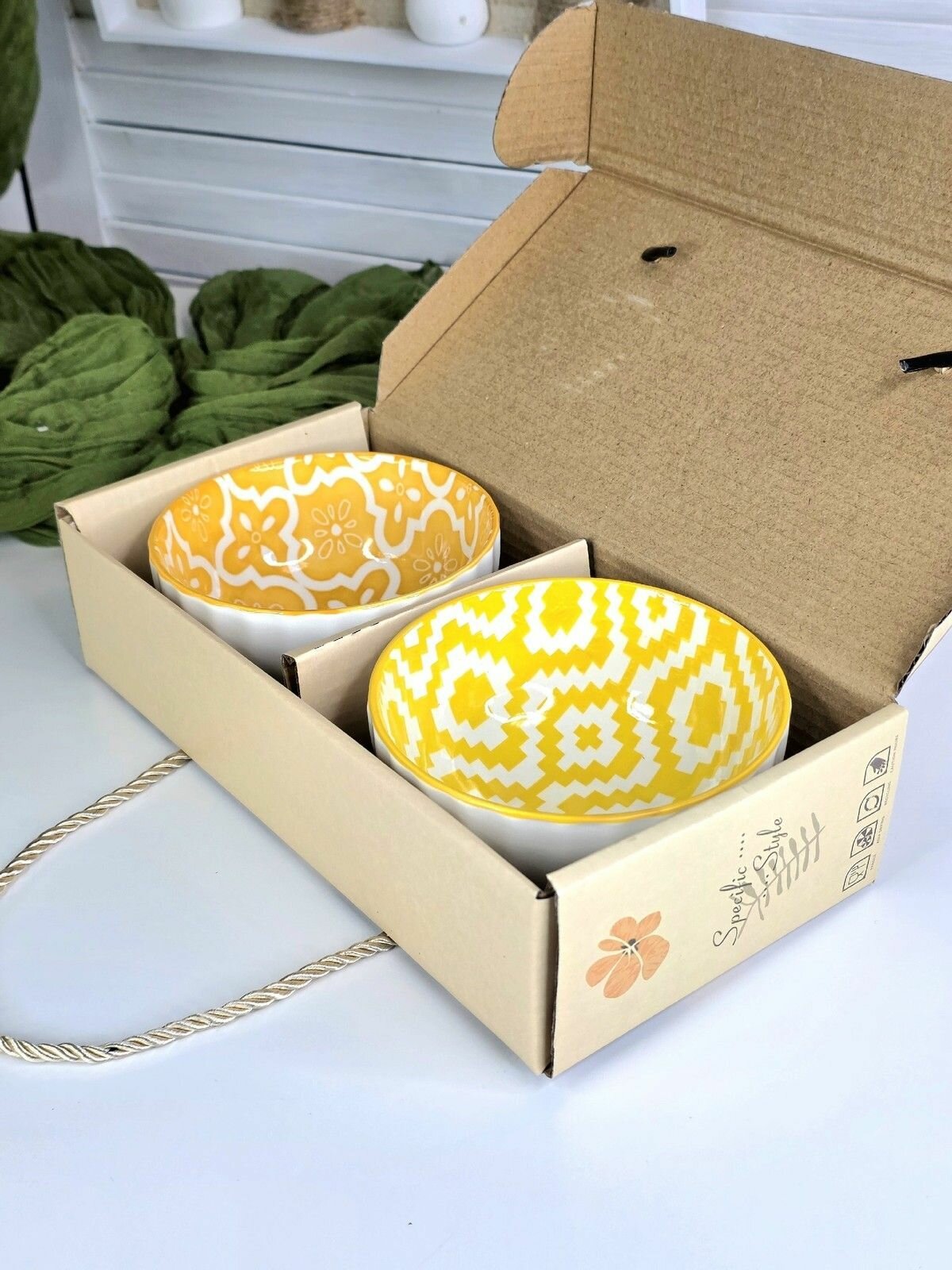 Пиала с орнаментом 300 мл 2 шт. в наборе