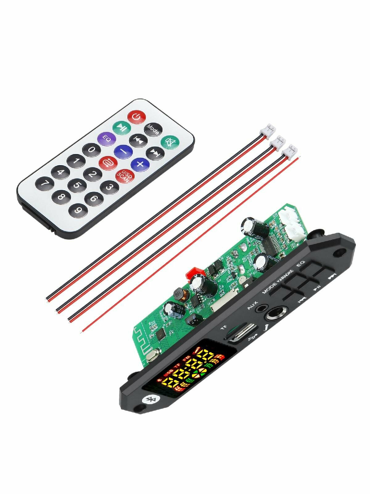 Плата MP3-декодера 2x40 Вт Усилитель с дистанционным управлением USB-вход