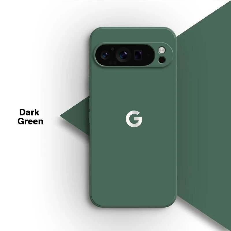 Чехол для Google Pixel 7 Pro, Dark Green, силикон