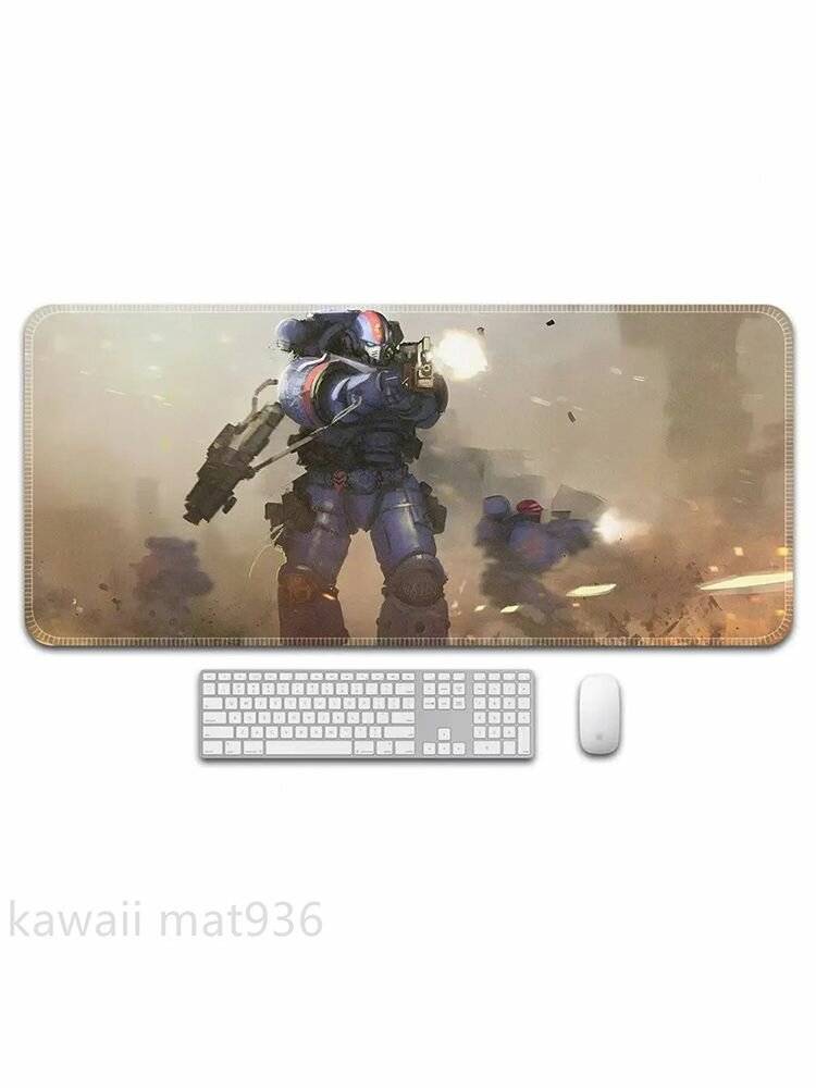 Коврик для мыши Warhammer 40k, игровой, аниме-стиль, для рабочего стола