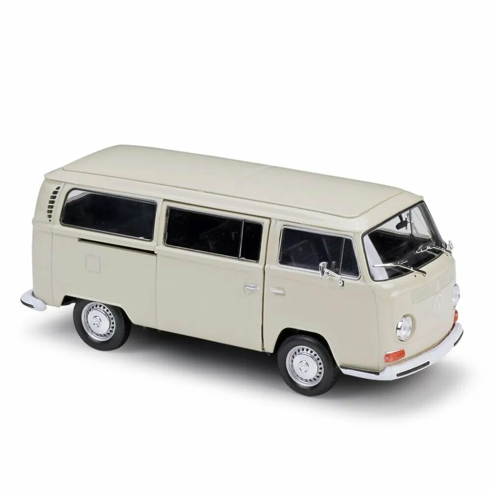 WELLY 1:24 Volkswagen 1972 T2 Bus Alloy Car Model, подарки для мальчиков, коллекции хобби, подарки на день рождения