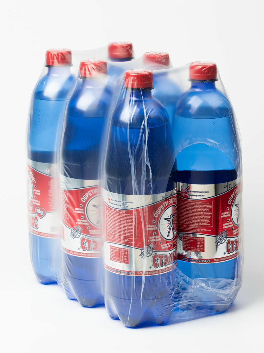 Вода минеральная лечебная STELMAS Mg+ (Стэлмас) 1л х 6шт