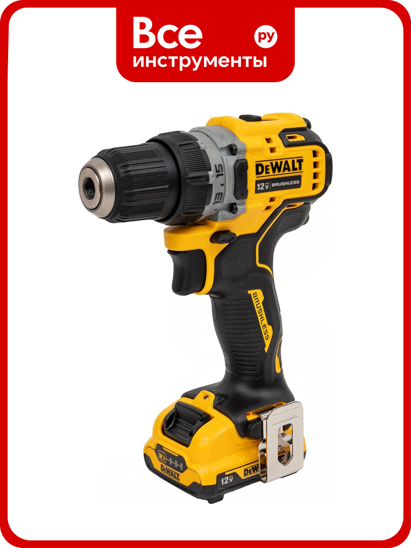 Компактная дрель-шуруповерт Dewalt XR 12В DCD701MD1E-A9 для точного выставления