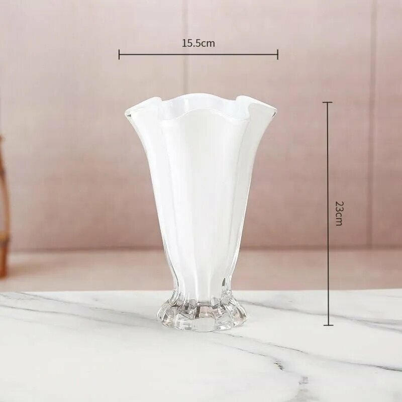 ZARA HOME Ваза, 23 см , Стекло, 1 шт