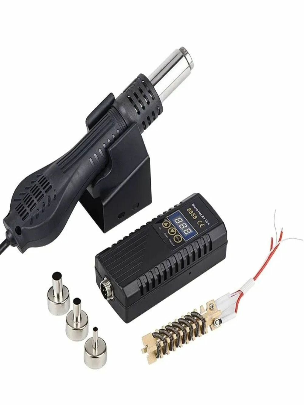 Мини-сварочный пистолет JCD 8858, портативный, 750Вт, LED, от 100 до 480 градусов
