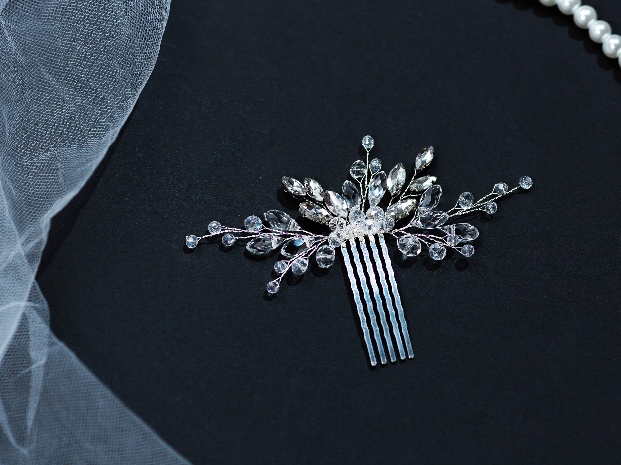 Гребень для волос заколка в прическу невесты