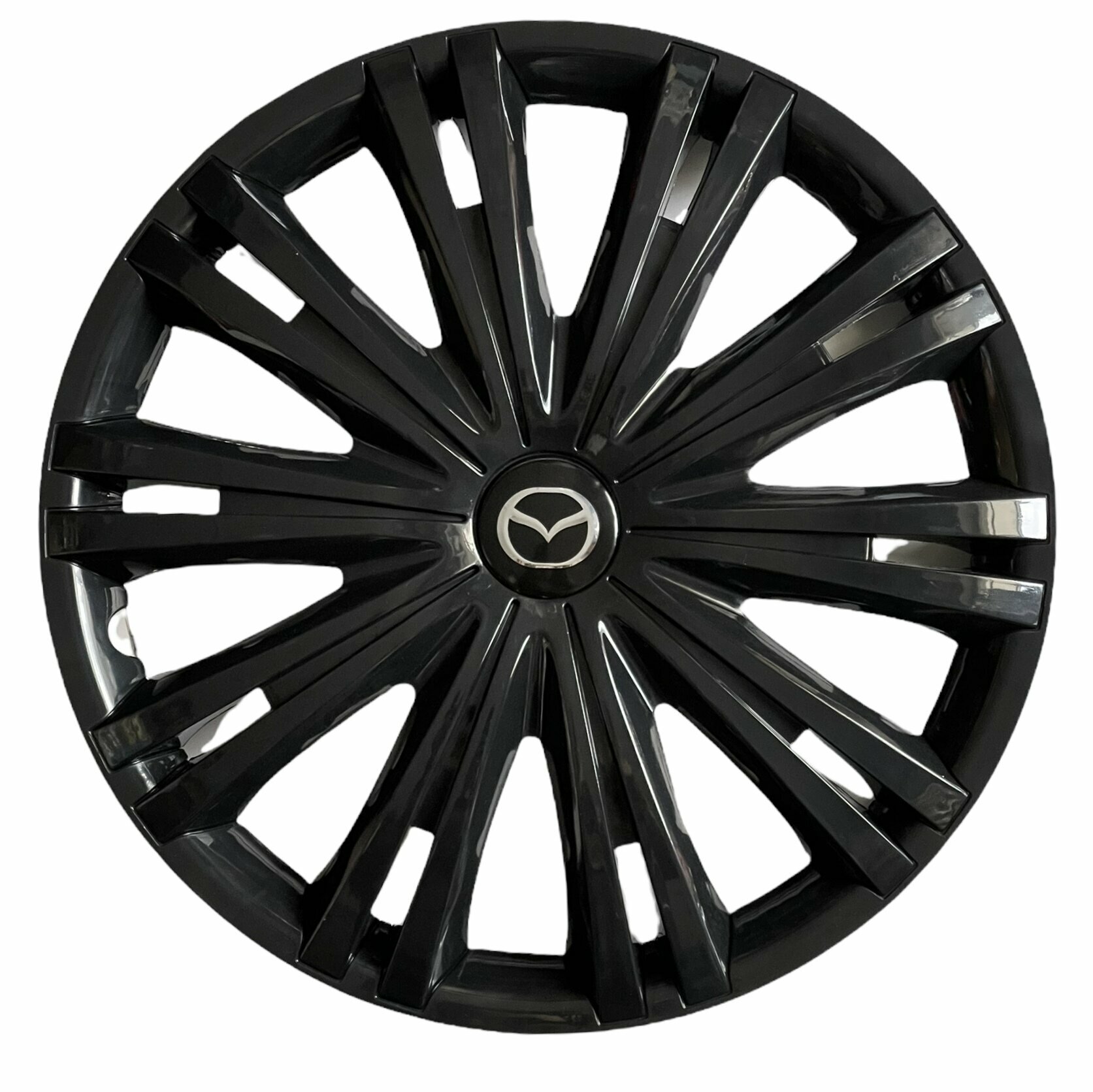 Автомобильные колпаки на диски МАЗ гига черная R16", в комплекте 4 колпака