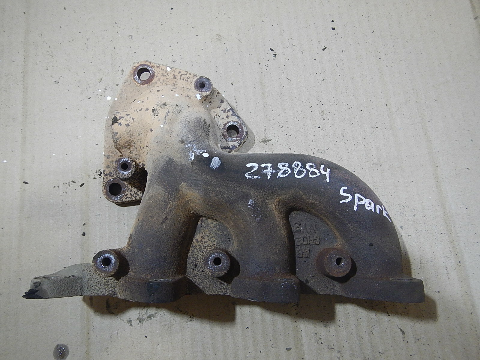 Б/У Коллектор выпускной, Chevrolet (Шевроле)-SPARK (05-) CHEVROLET SPARK (05-09) 0.8 Без видимых повреждений. 278884 GENE...