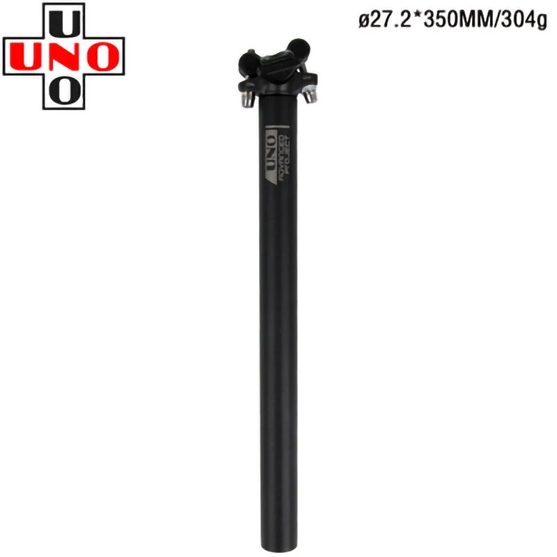 UNO Подседельный штырь алюминиевый 350 мм черный/серебристый 27,2/30,9/31,6 мм Black 27.2x350mm