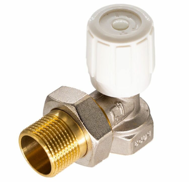 Клапан регулирующий СТМ для радиатора 3/4" ручной угловой