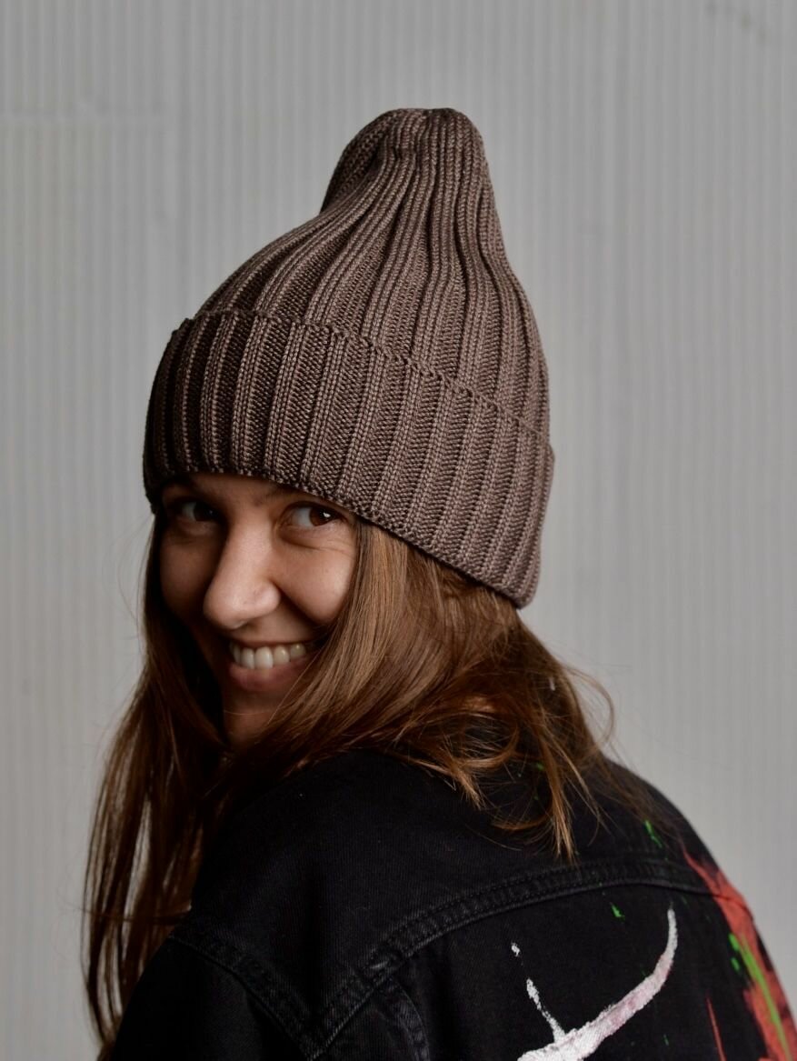 Шапка-бини Осень-зима 2024 для женщин