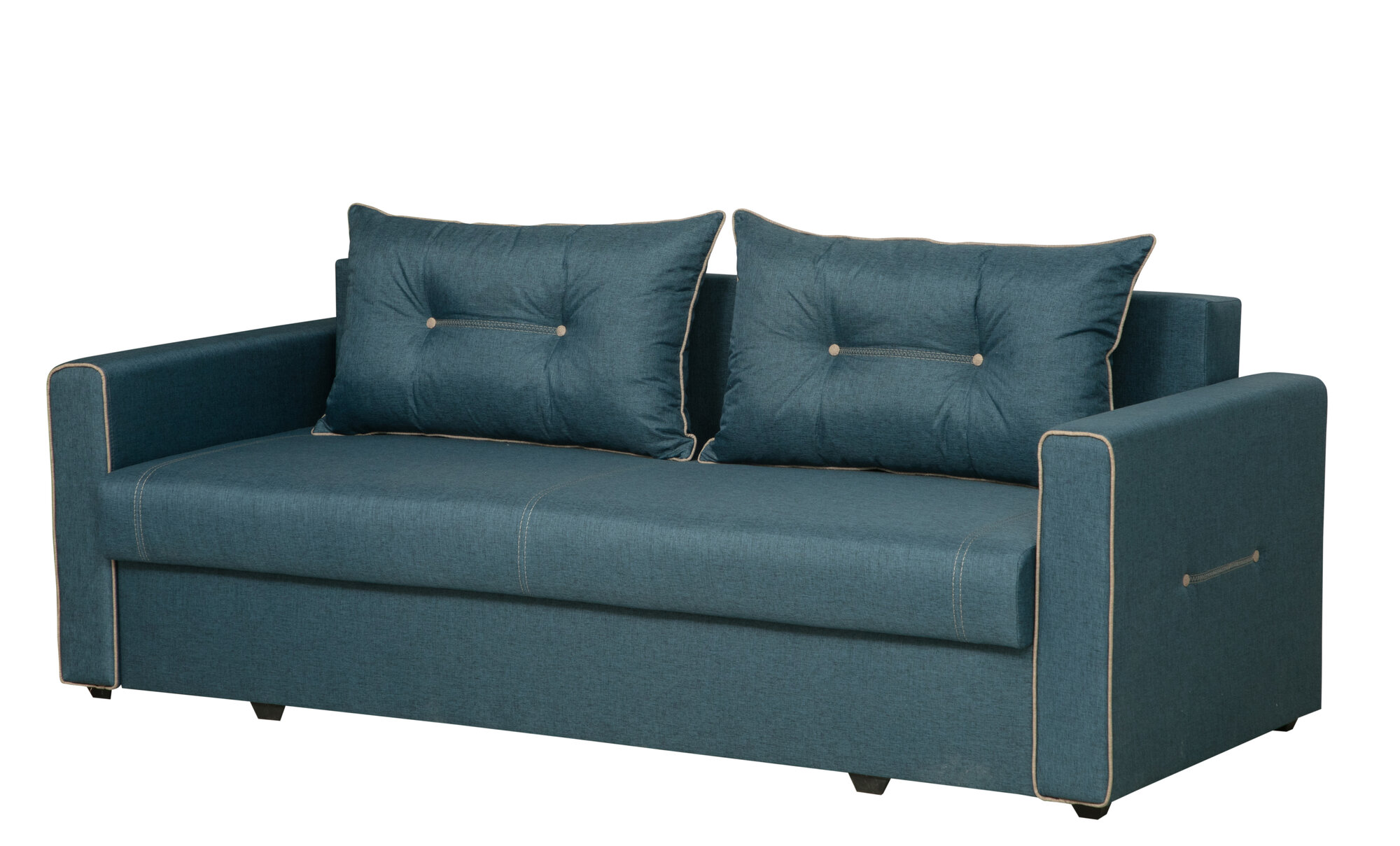 Диван Оригами тесла деним / тесла крем