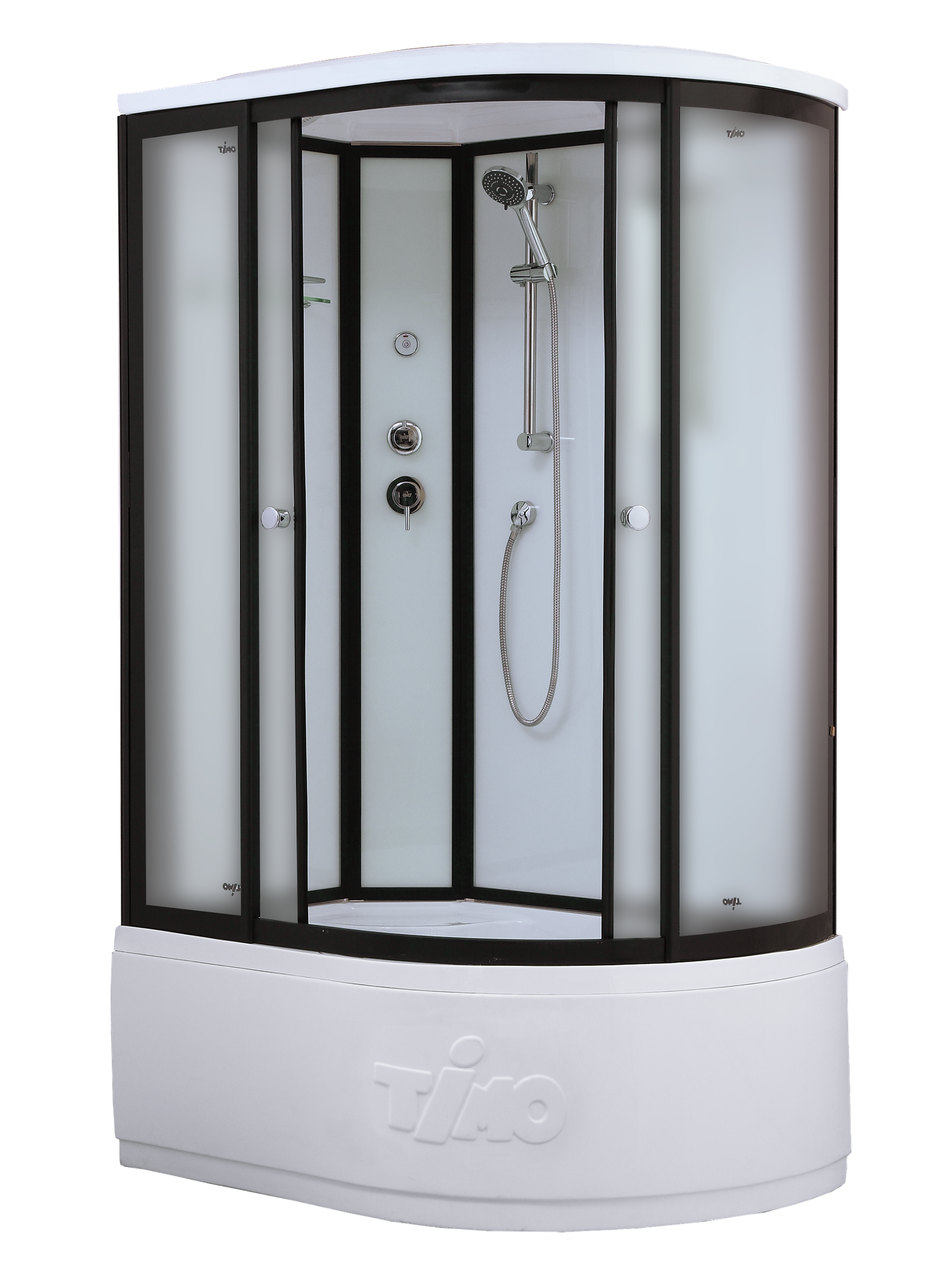 Душевые кабины: Душевые кабины Timo 120x85: Душевая кабина Timo T-6620L Black Левая (120x85x220)