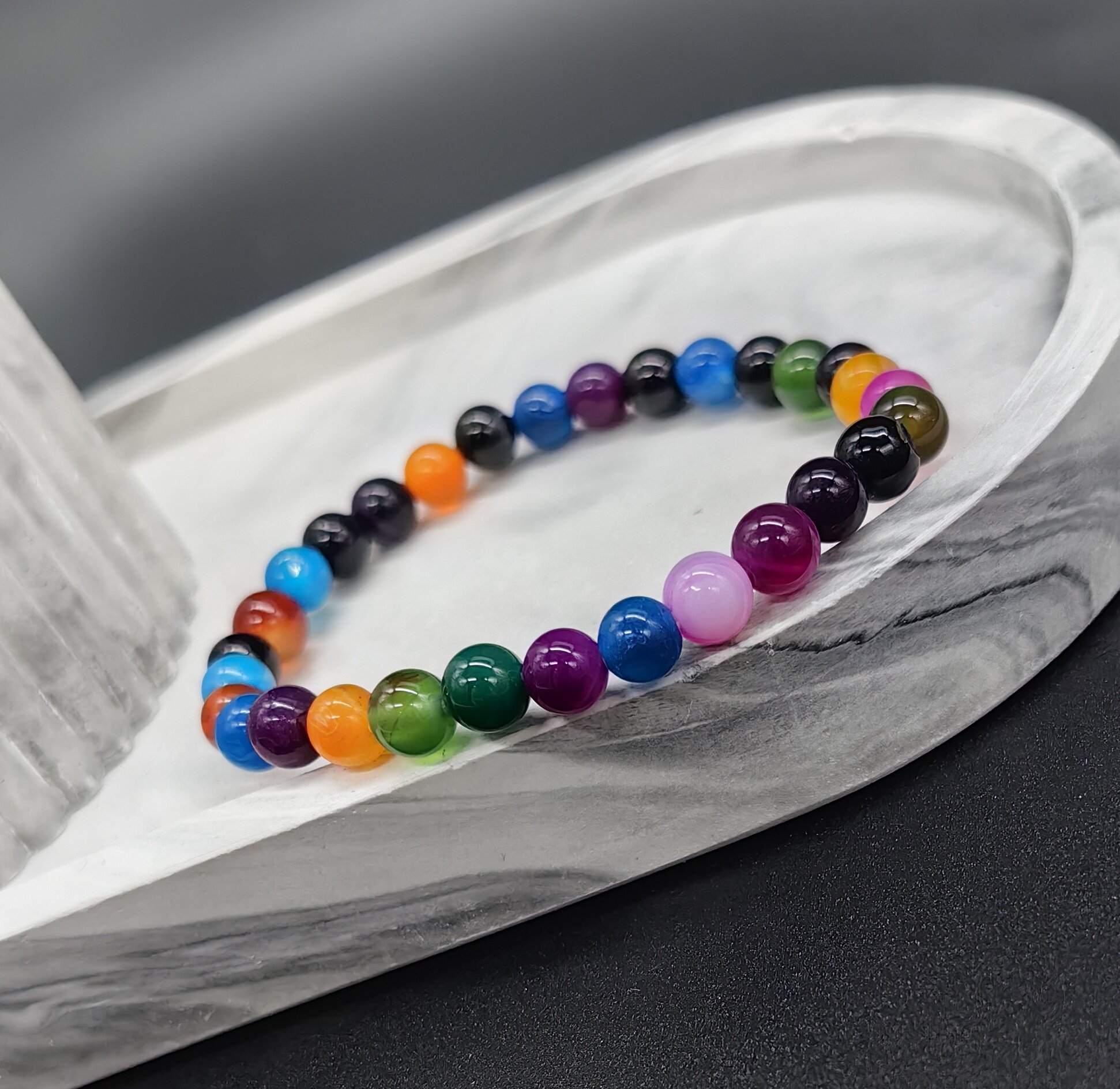 Браслет, агат