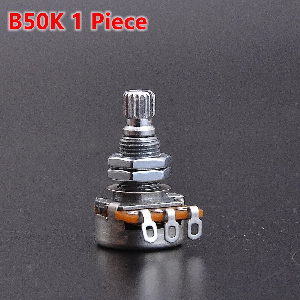 Балансировочный потенциометр B50K/B100K для электрической бас-гитары B50K 1 Piece