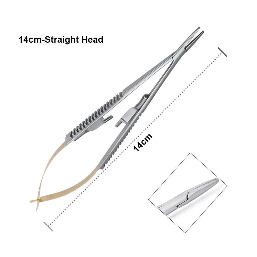 Стоматологические иглодержатели Castroviejo DCLOUD 14 см/16 см 14cm-Straight Head