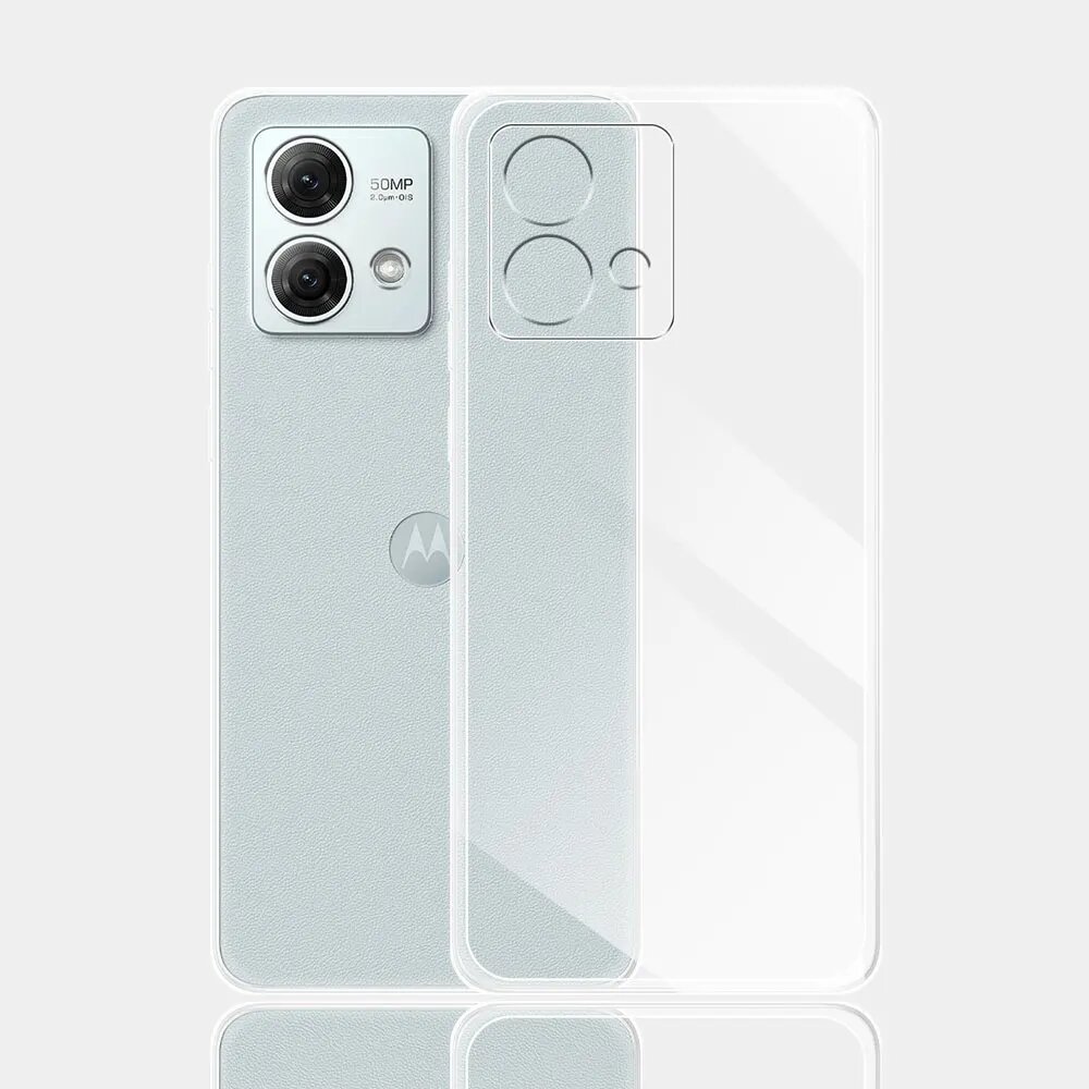 Чехол для Motorola Moto G54 5G, силикон, прозрачный