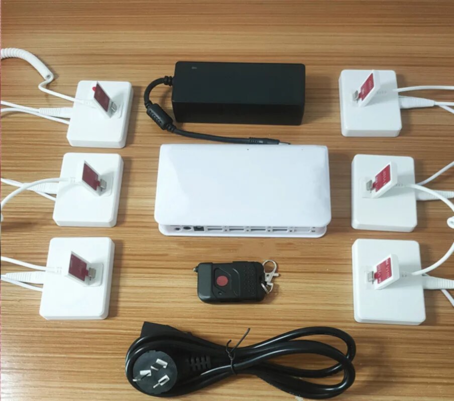 Сигнализация с 6 портами Lightning, US Plug