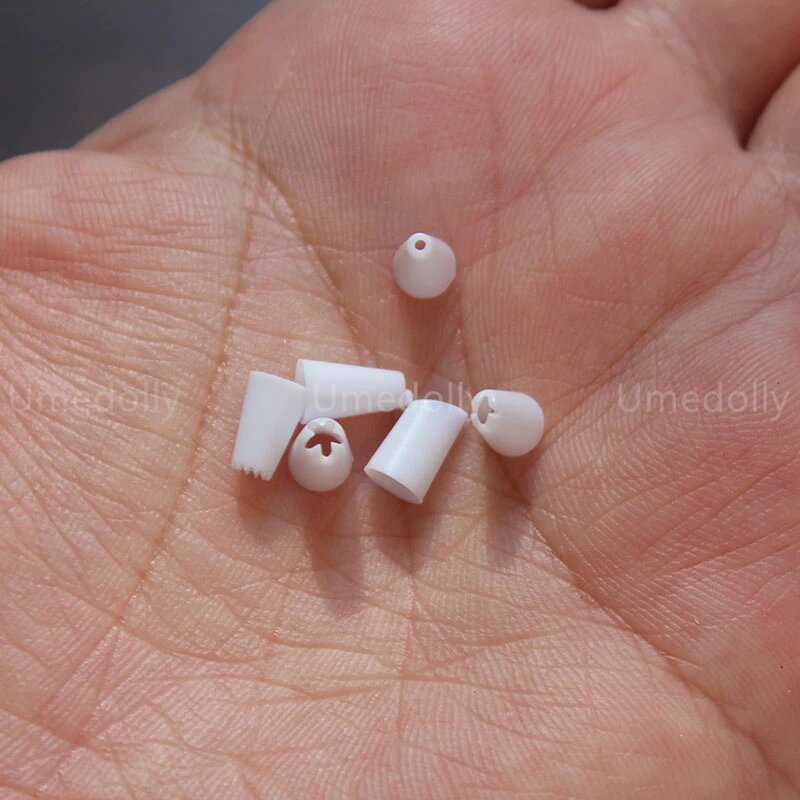 Миниатюрный набор посуды для кукольного домика 1/6 Белый, Mini Nozzle