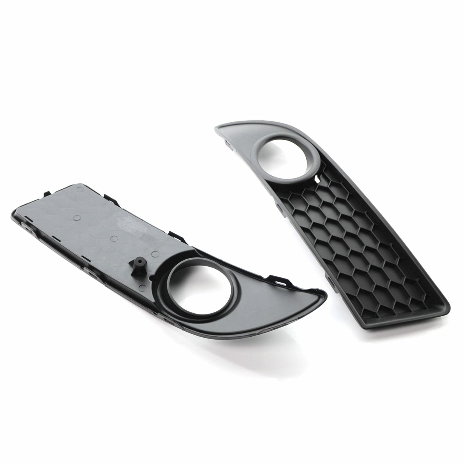 Накладки на решетку радиатора и противотуманные фары для VW Polo (2005-2009), левая и правая стороны