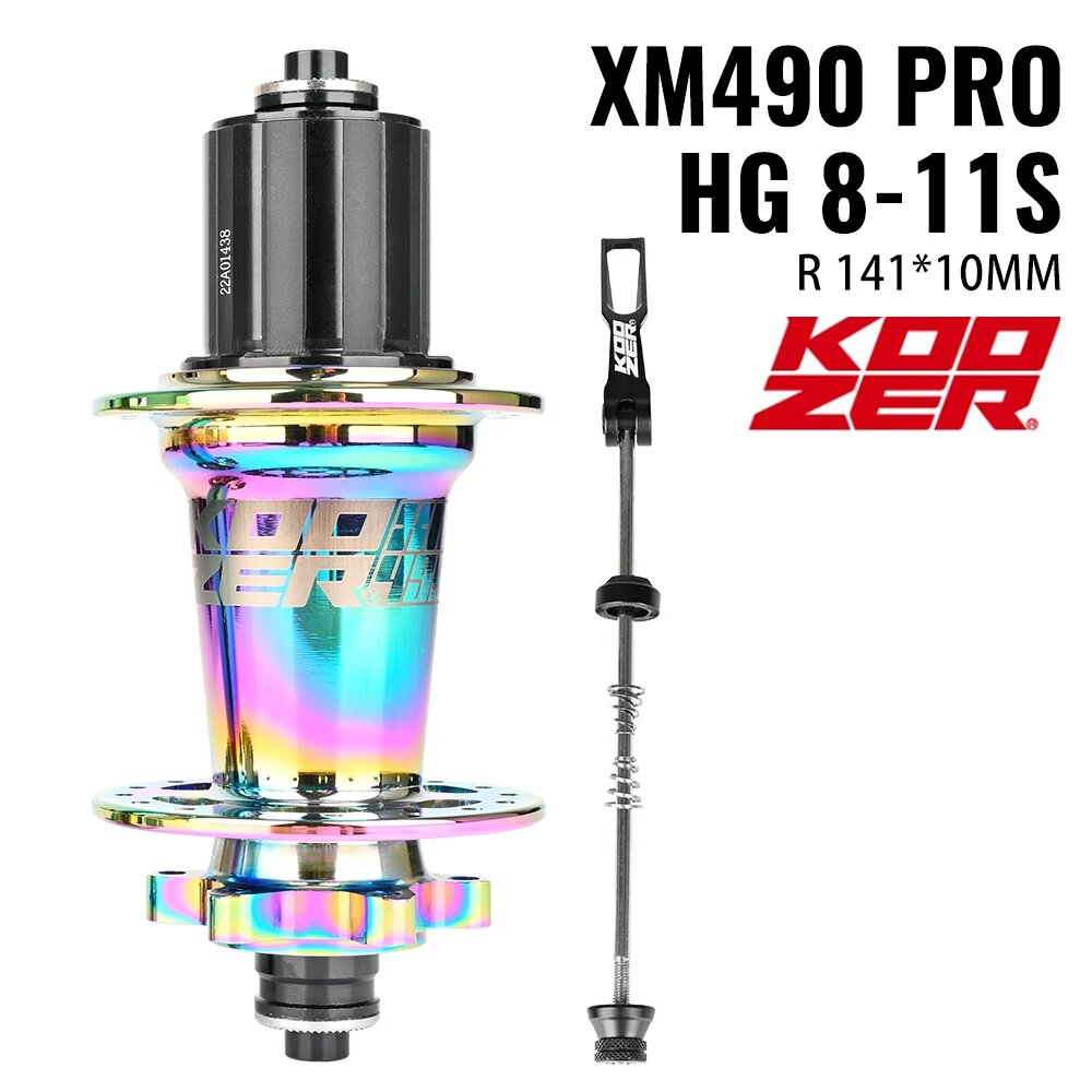 KOOZER XM490 Pro BOOST Задняя Втулка Велосипедного Колеса 141 Мм QR 72 Click 4 Подшипника Колесная Пара Для Горного Велосипед.