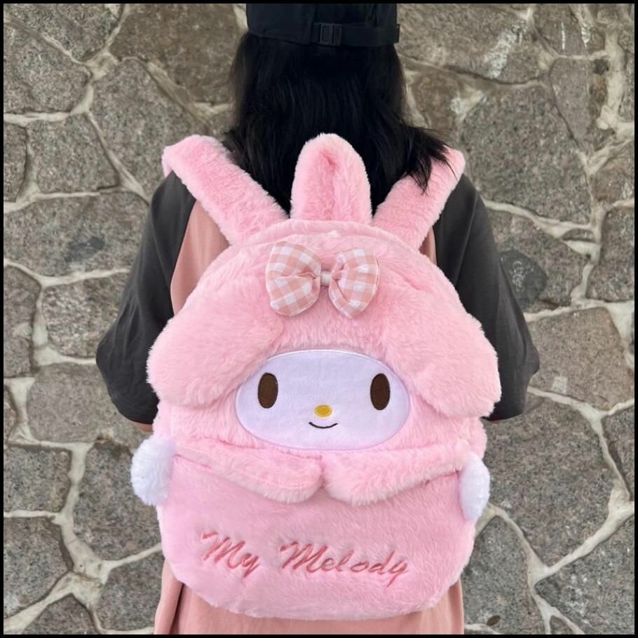 Милые рюкзаки с плюшевыми Куроми для девочек и женщин. Рюкзаки с изображением Май Мелоди и Синнаморолла - школьная сумка в стиле мультфильма