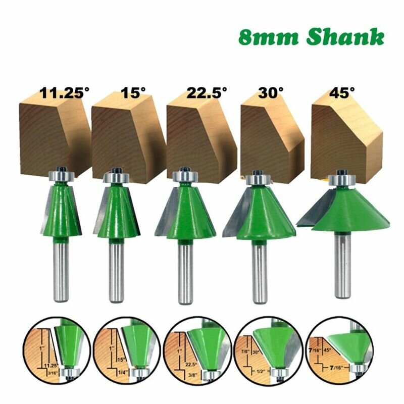 Фрезерные фаски 8мм 5 шт