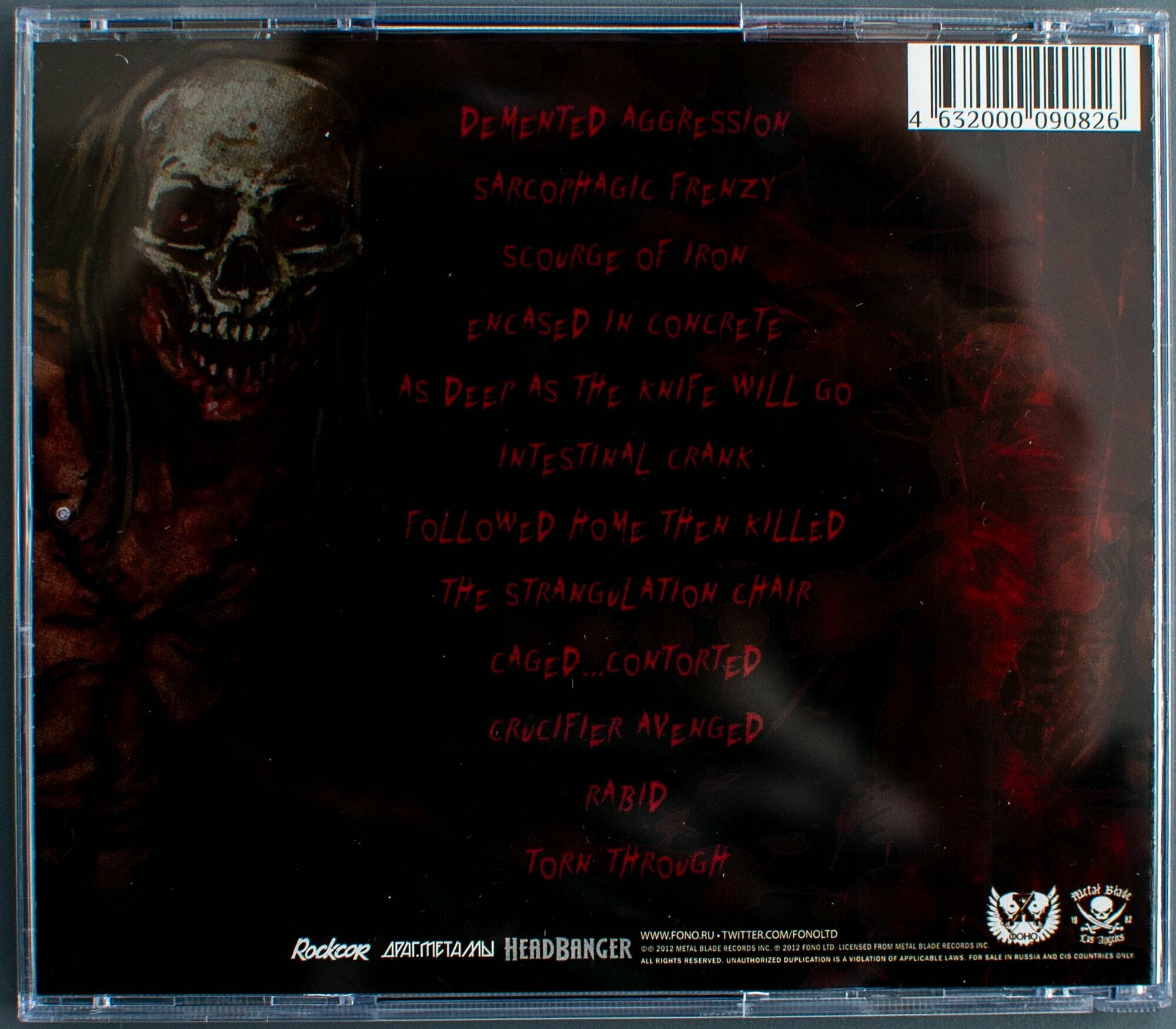 CANNIBAL CORPSE - Torture Аудио CD Лицензия — фото 1