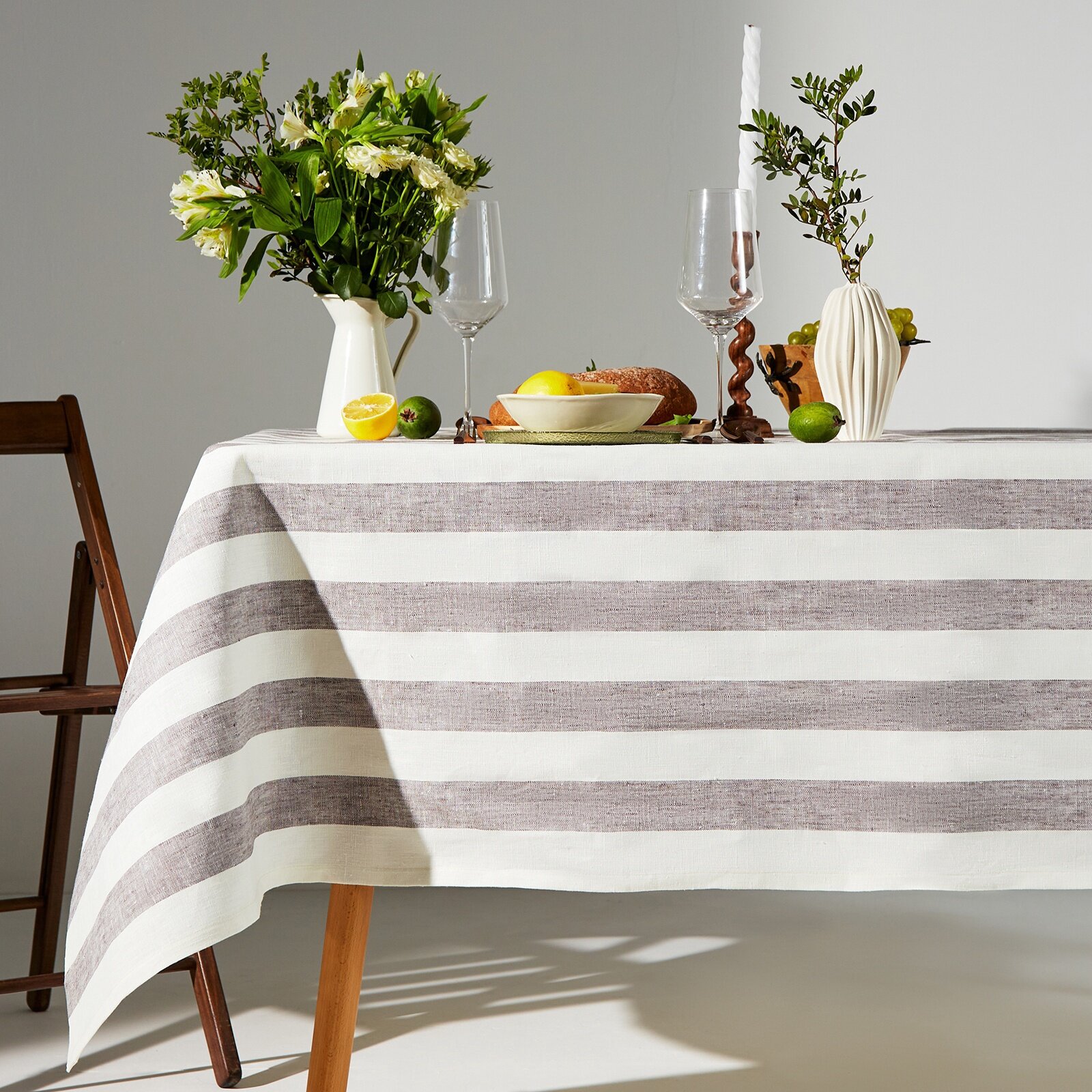 Скатерть Этель "Graphite" 110х140см, лен 100%, 260 гр/м2, 10494001