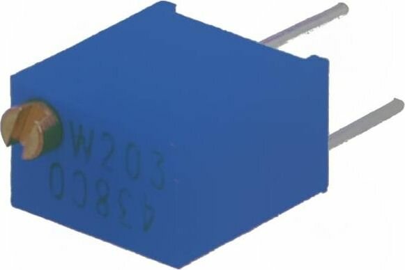 Потенциометр BOURNS 3266W-1-203LF монтажный многооборотный 20кОм 250мВт 10П 1шт