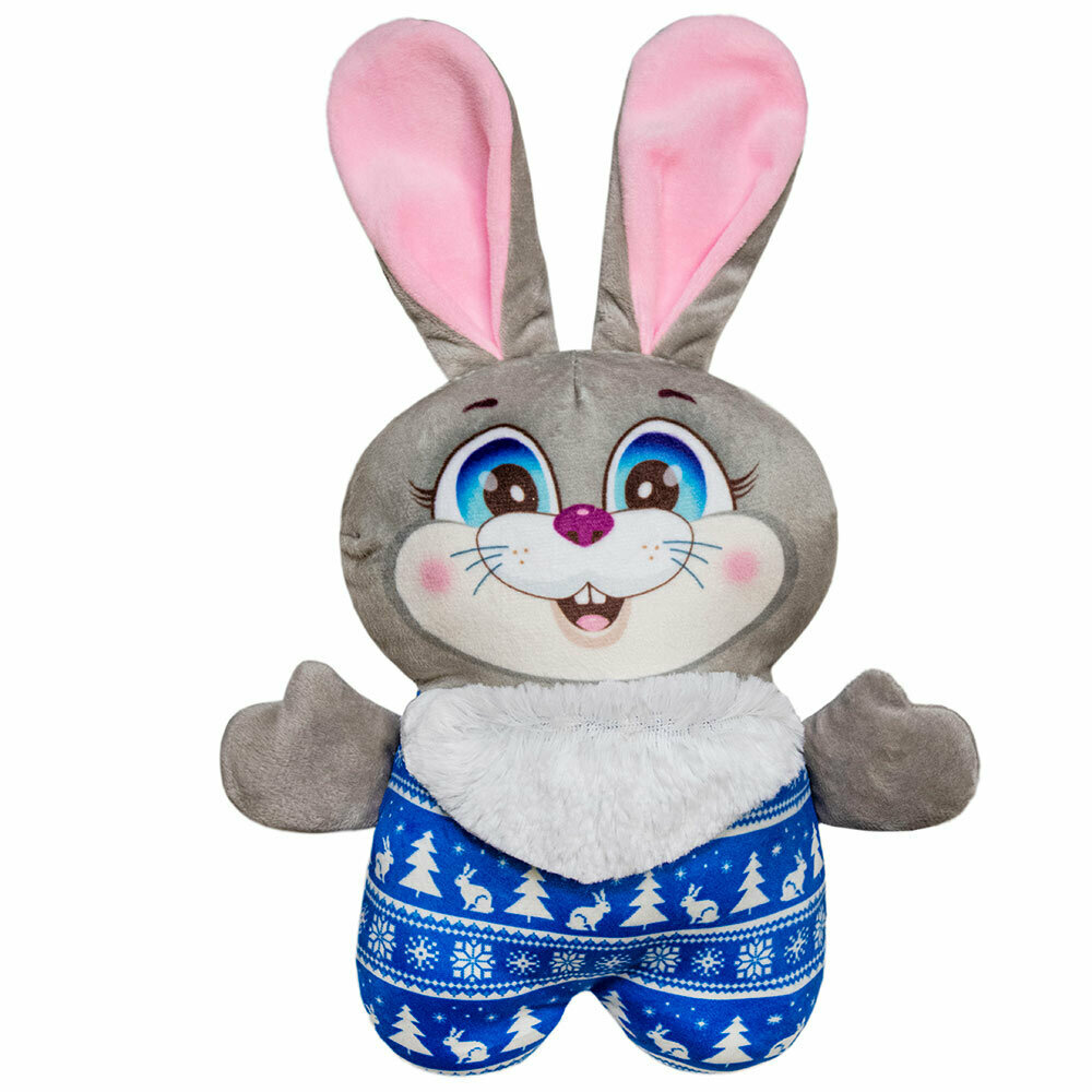 Мягкая Игрушка Заяц Умка (20см, серый) 211881, (ЗАО "Фирма Мальвина")