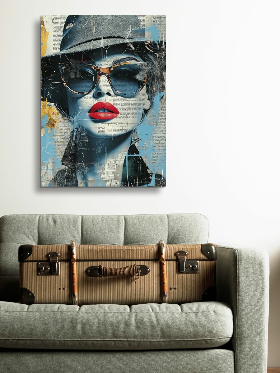 Картина Отпечаток прессы 50х70 1 шт.