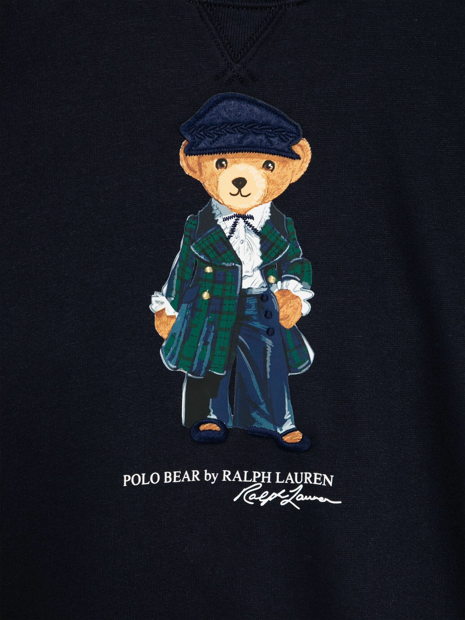 Платье Polo Ralph Lauren Polo Bear, размер 116-122, Синий принт — фото 1