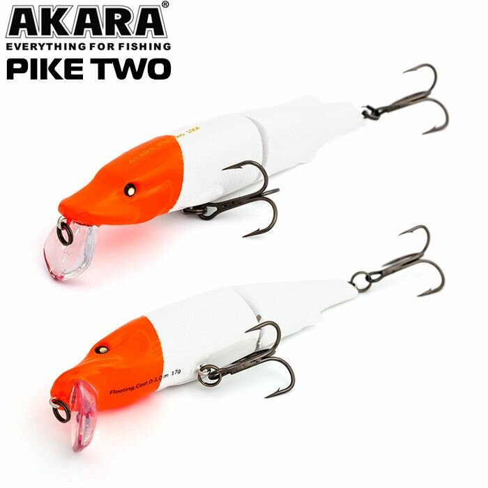 Воблер Akara Pike Two 100F 17гр. (3/5 oz 3,9 in) A1