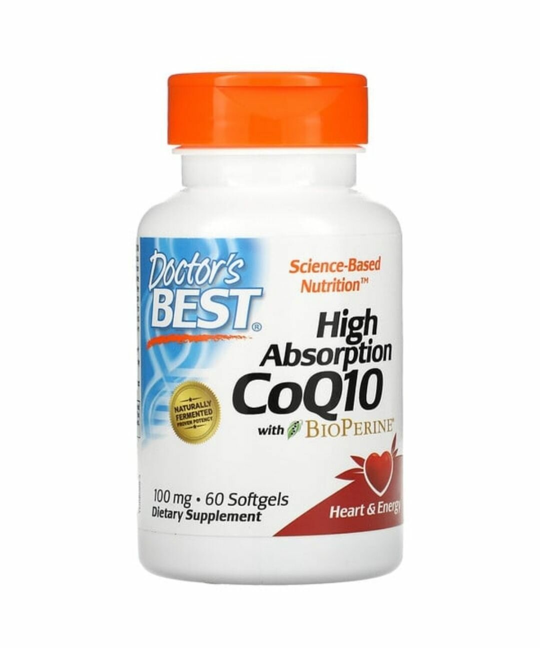 Коэнзим Ку 10 Доктор Бест, CoQ10 Doctor's Best, 100 мг, 60 капсул