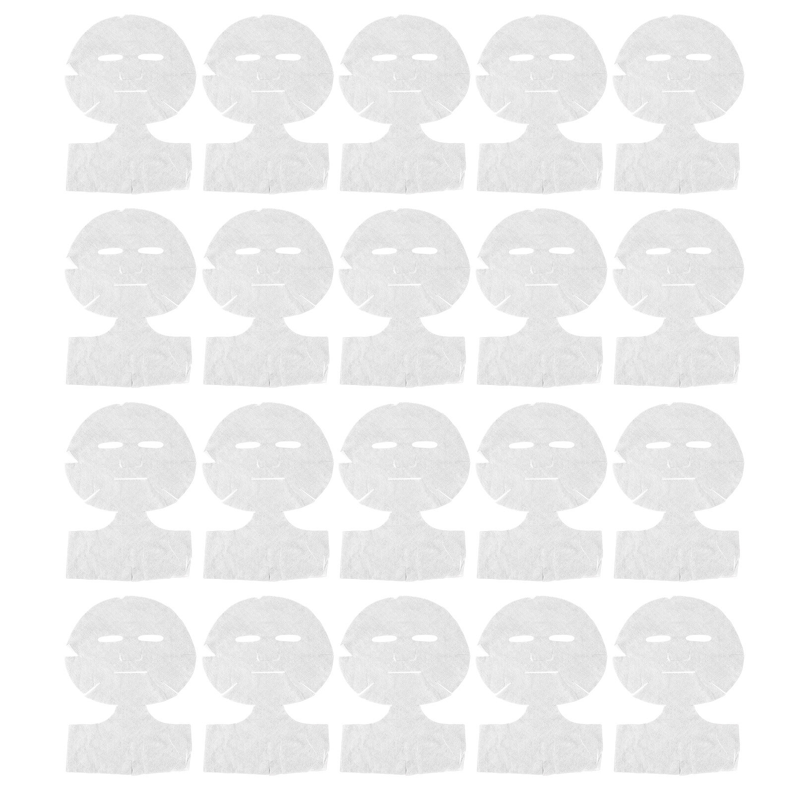 Hao Kan 50 штук легкая шелковая маска для лица бумажная одноразовая простыня для шеи для салонов спа дома