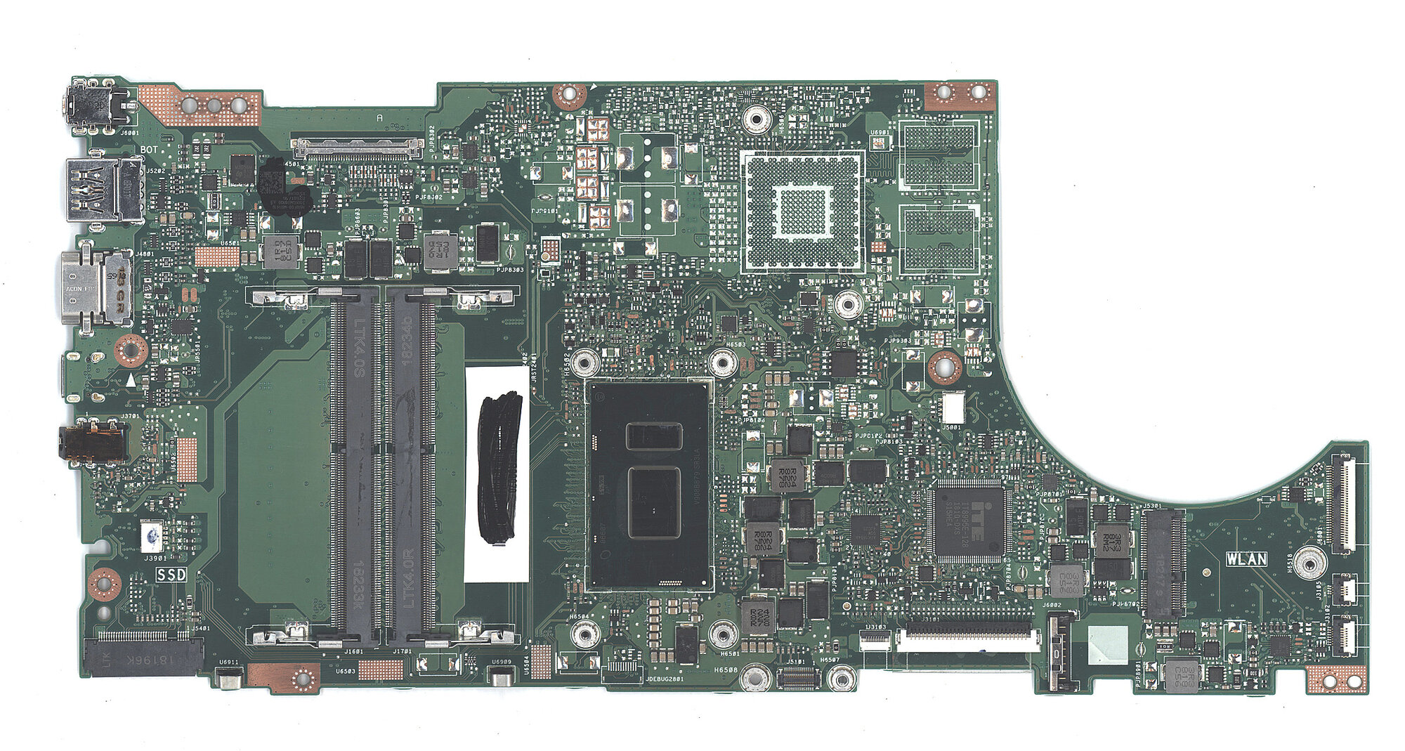 Материнская плата для Asus X510UA I5-8250U 90NB0FQ0-R00070